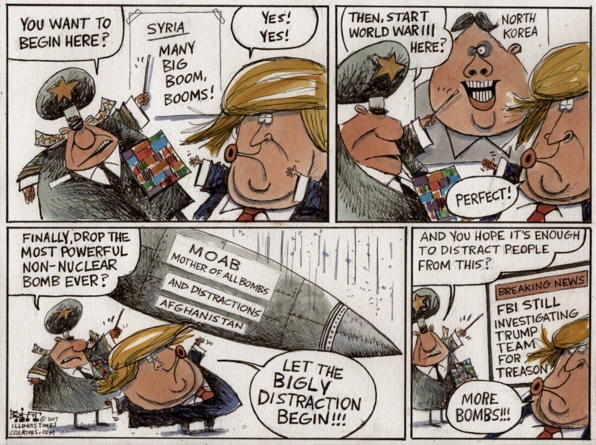 Cartoon: The art of distraction | News, Sports, Jobs - Daily Herald